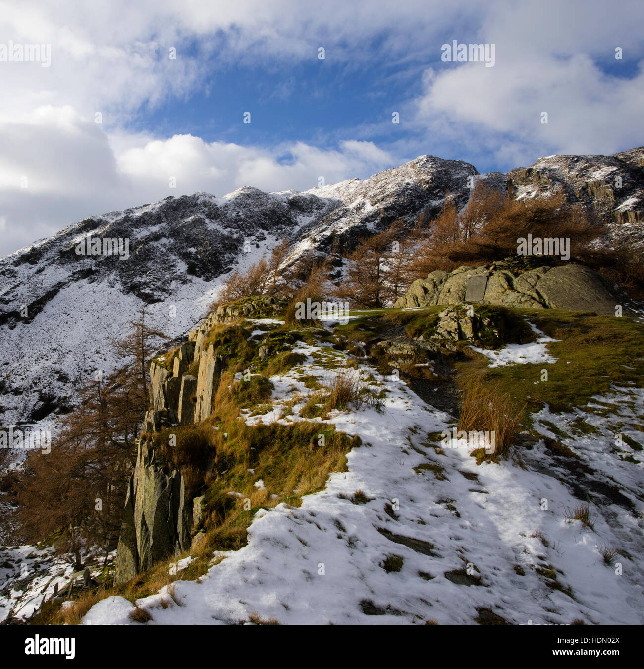 Castle Crag Rocks Stock Photo - Alamy