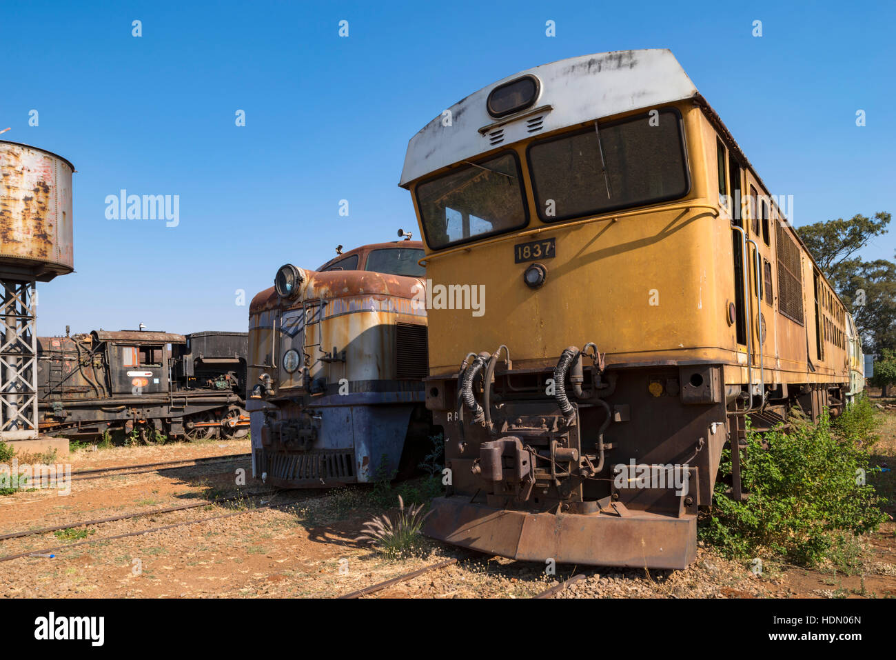 Bulawayo Railway Museum Zimbabwe trains history Stock Photo - Alamy