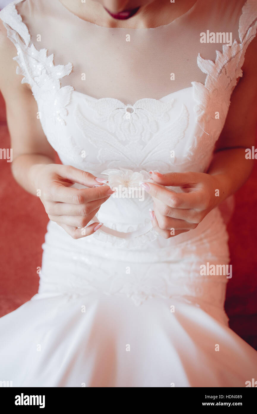 bride preparation. morning bride Stock Photo - Alamy
