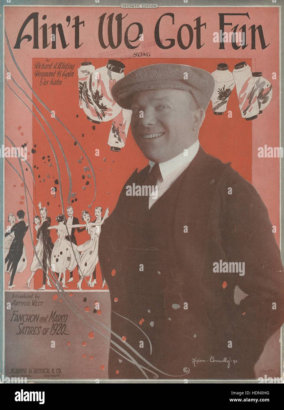 "Ain't We Got Fun" 1922 Sheet Music Cover Stock Photo - Alamy