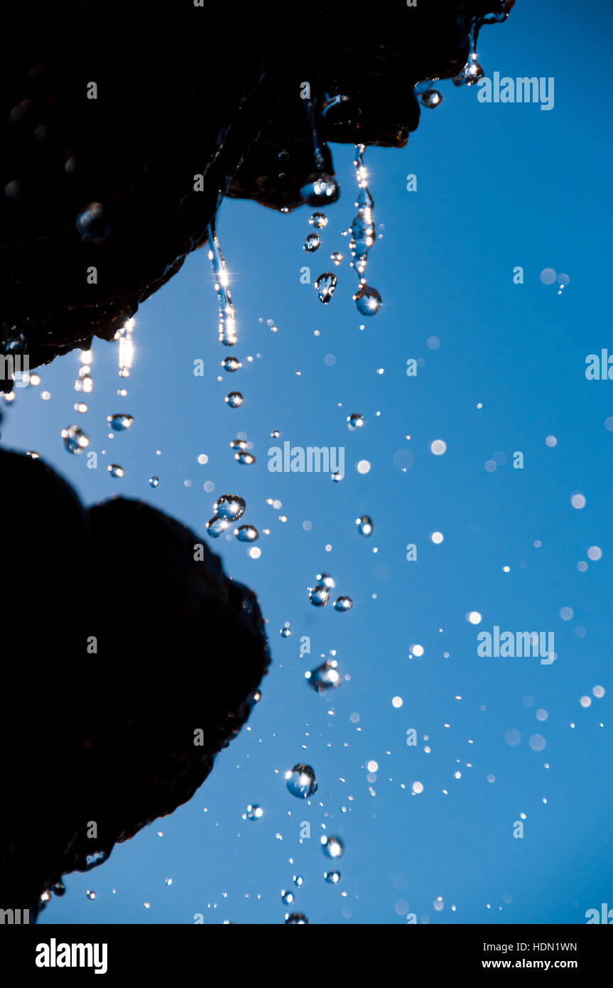 rain droplets falling Stock Photo - Alamy
