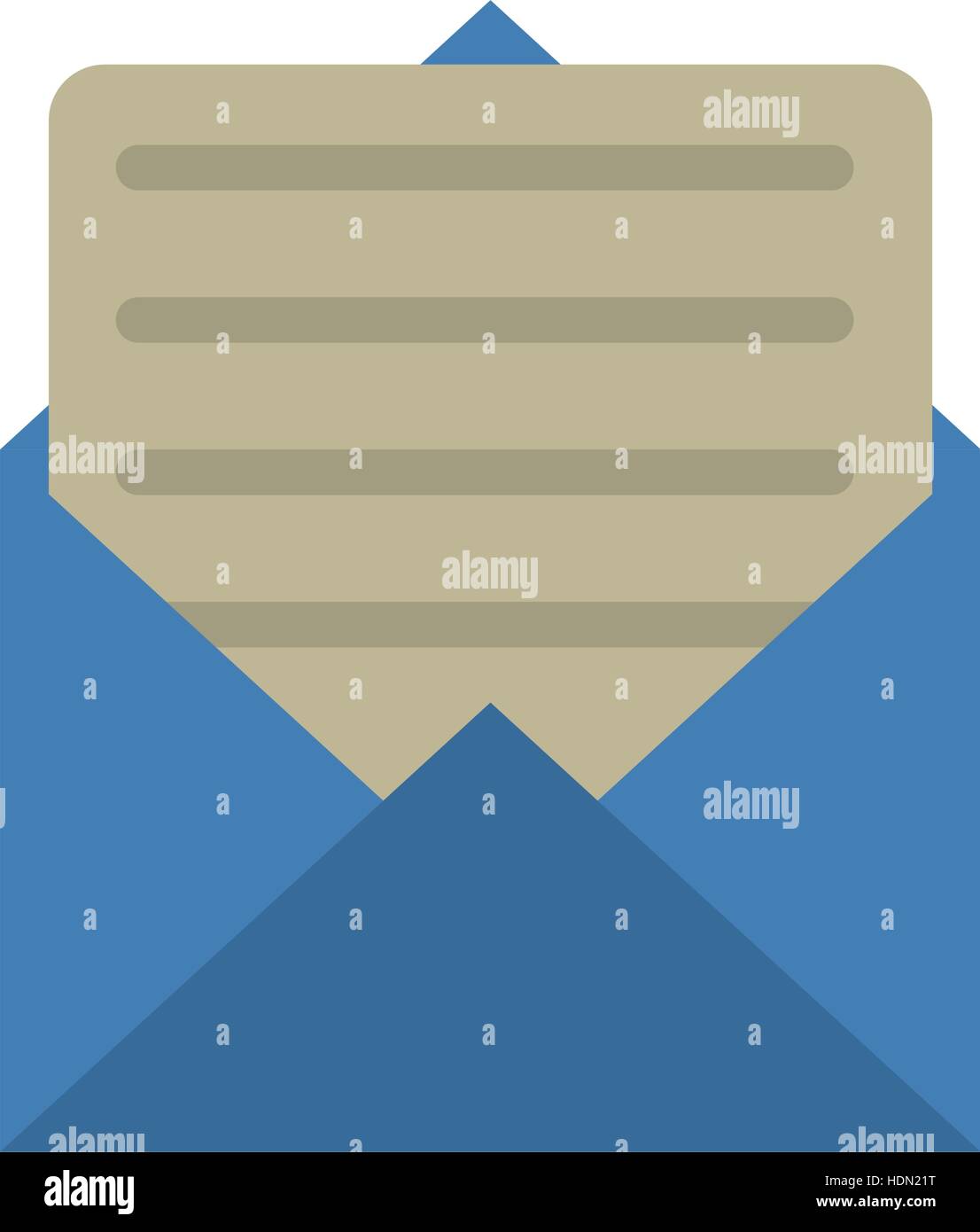 blue envelope paper letter email Stock Vector Image & Art - Alamy