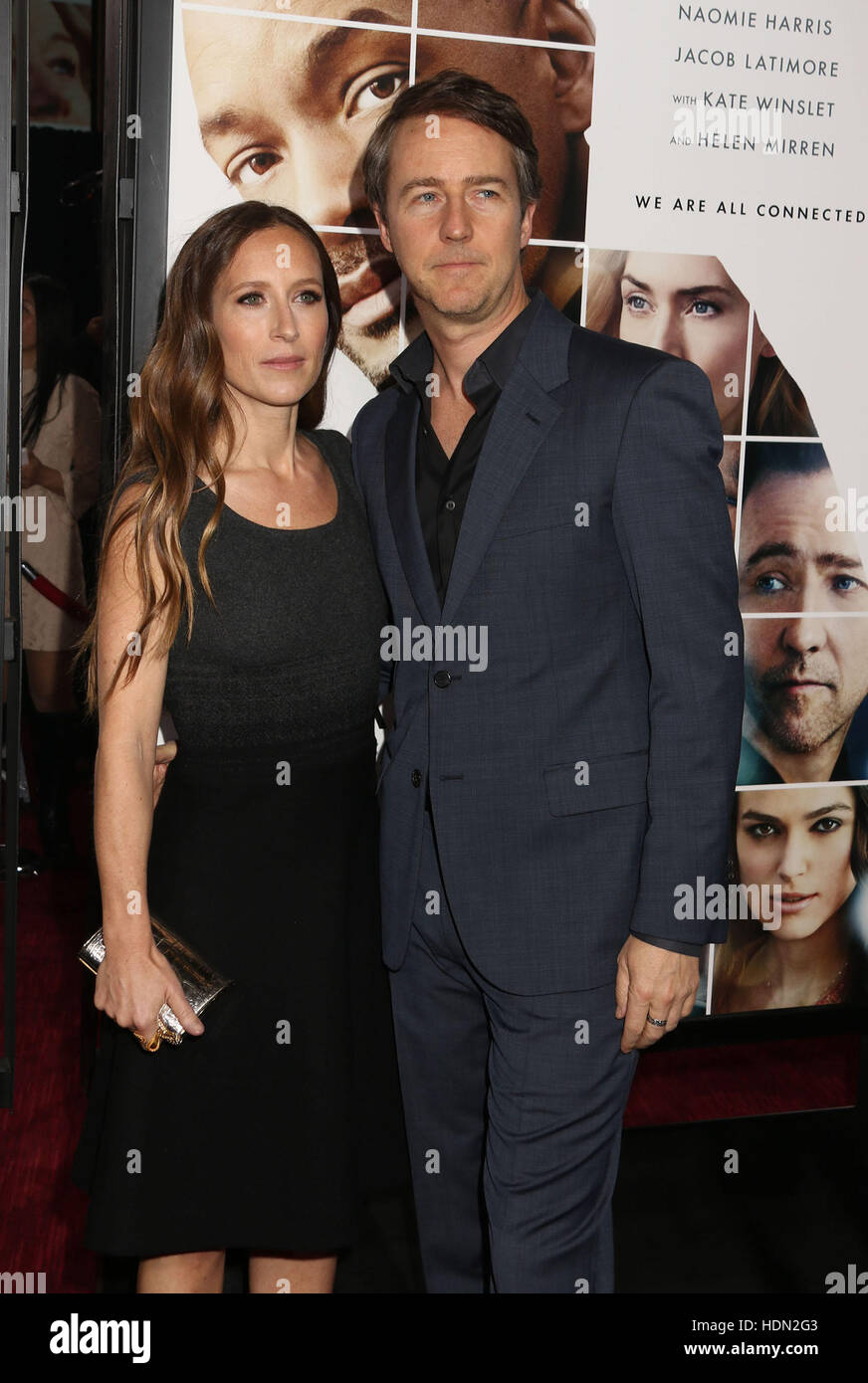 New York, USA. 12th Dec, 2016. SHAUNA ROBERTSON and actor EDWARD NORTON ...