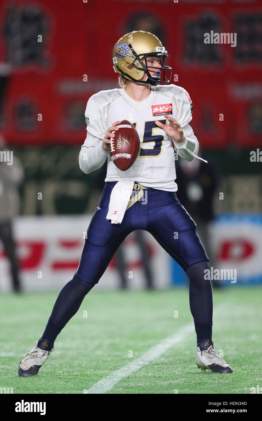 Tokyo Dome, Tokyo, Japan. 12th Dec, 2016. Jerry Neuheisel (Seagulls ...
