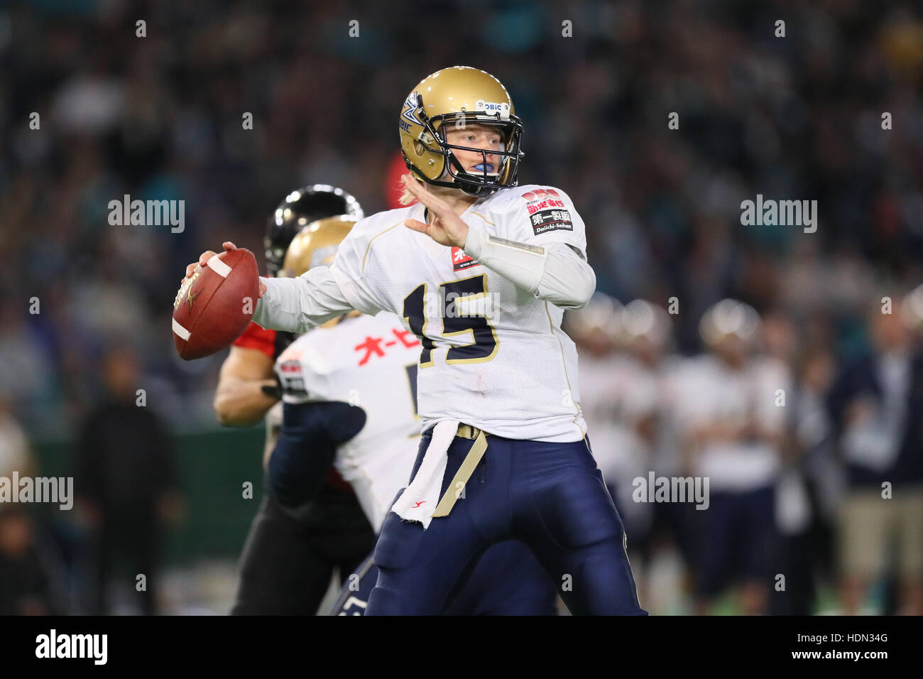 Tokyo Dome, Tokyo, Japan. 12th Dec, 2016. Jerry Neuheisel (Seagulls ...