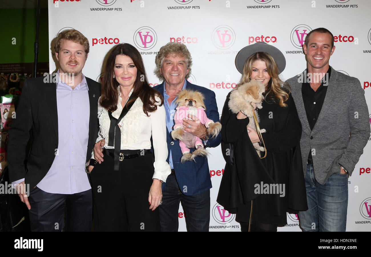 West Hollywood Ca 12th Dec 2016 Max Todd Lisa Vanderpump Ken Todd Pandora Todd Jason