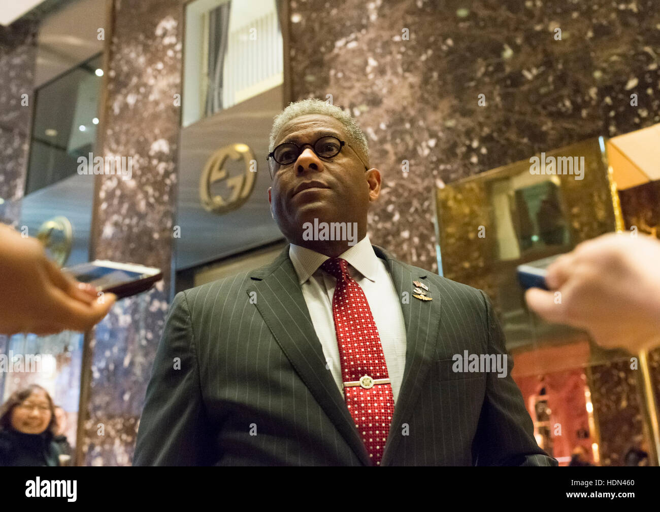 New York, USA. 12th Dec, 2016. Former Florida Congressman and Retired ...