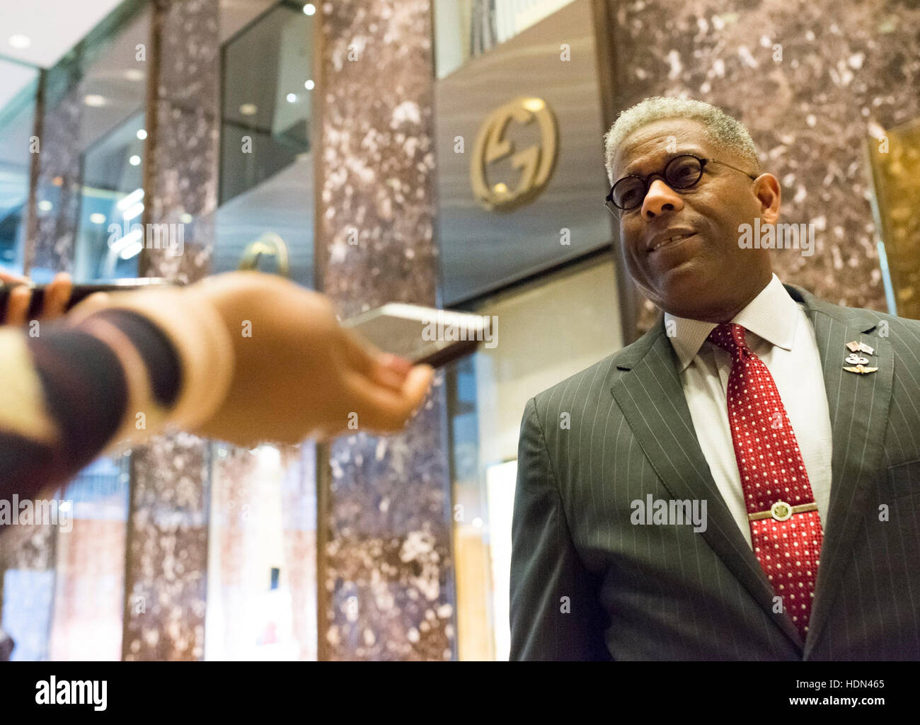 New York, USA. 12th Dec, 2016. Former Florida Congressman and Retired ...
