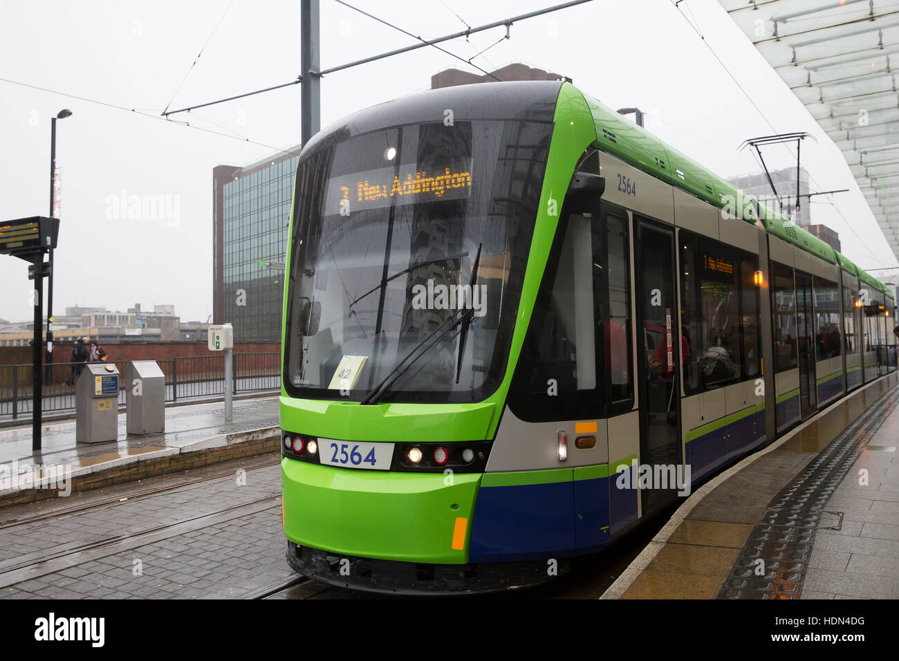 East croydon train rail tram hi-res stock photography and images - Alamy