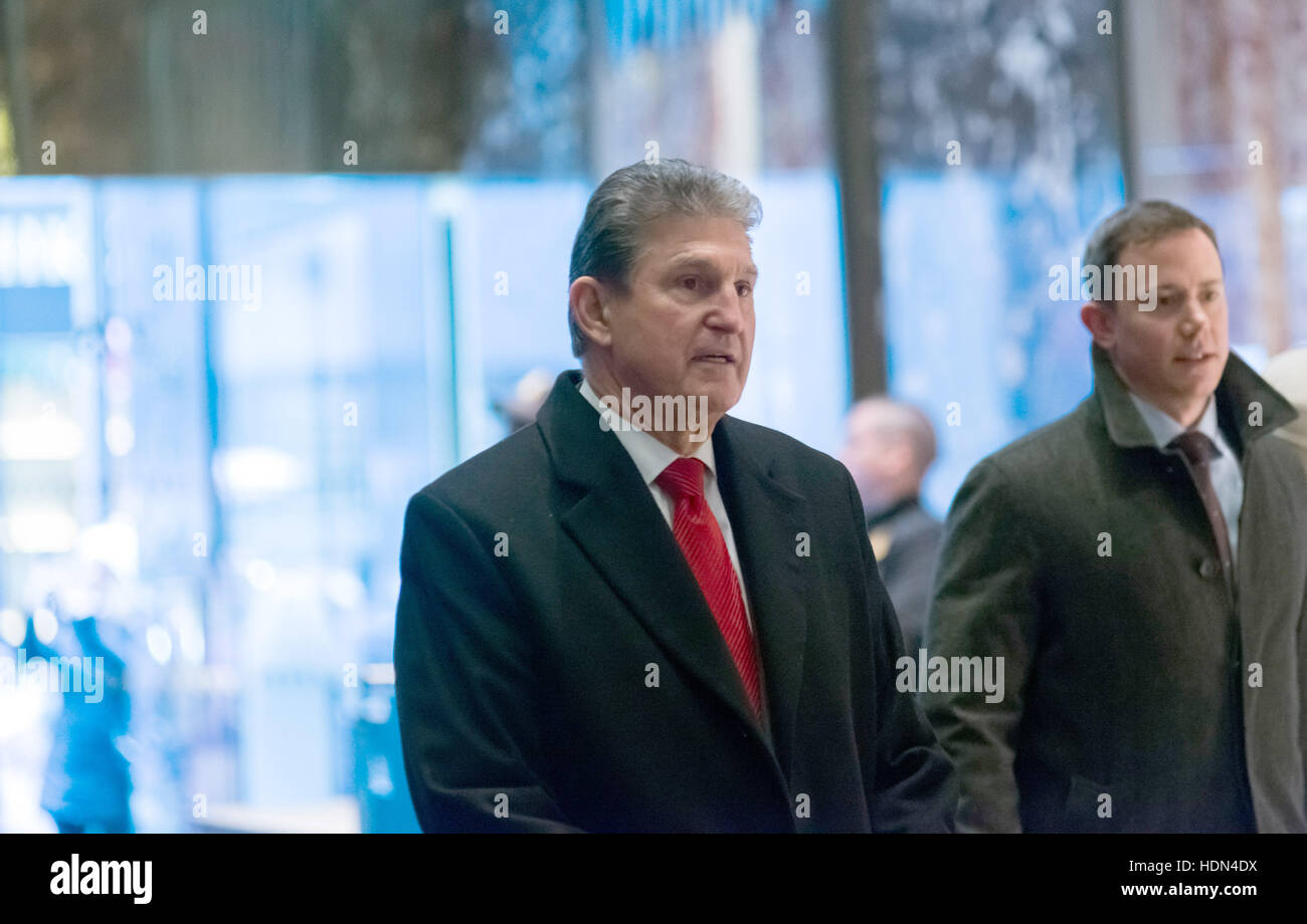 New York, USA. 12th Dec, 2016. United States Senator Joe Manchin ...