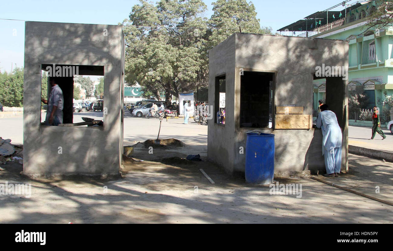 Security check-posts are under construction at Cantt Railways Station ...