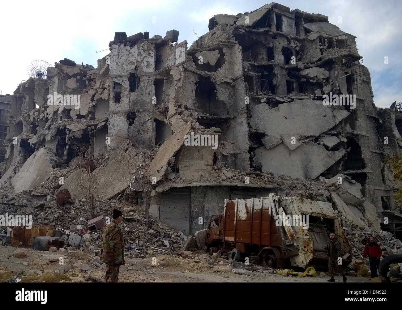 Syria War Destruction Of Buildings High Resolution Stock Photography ...