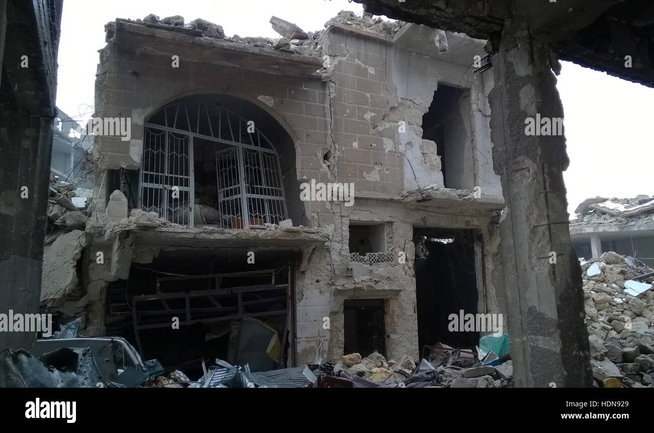 Destruction Aleppo Syria Civil War High Resolution Stock Photography ...