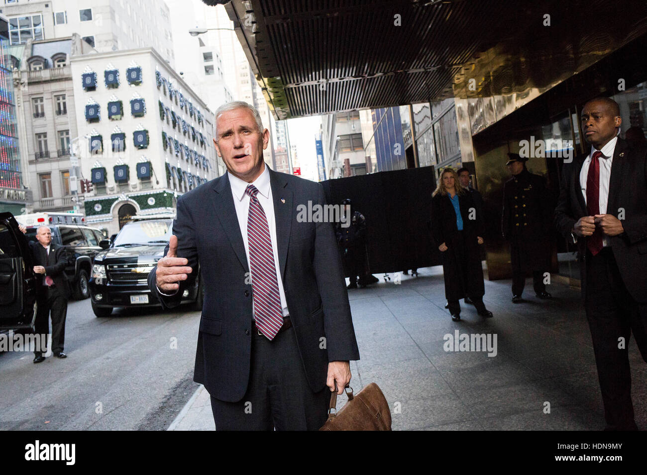 Manhattan, New York, USA. 13th Dec, 2016. United States Vice President ...