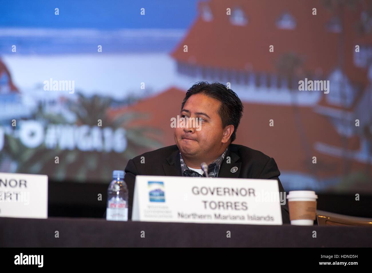 San Diego, California, USA. December 14, 2016 - 9 Western Governors ...