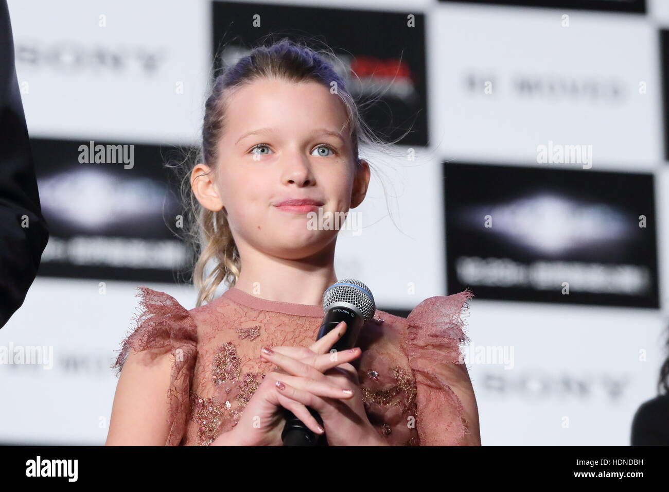 Actress Ever Anderson attends the world premiere of the film "Resident ...