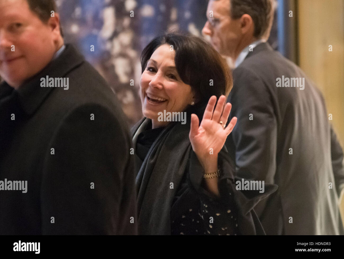 New York, USA. 14th December, 2016. Oracle CEO Safra Catz is seen in ...
