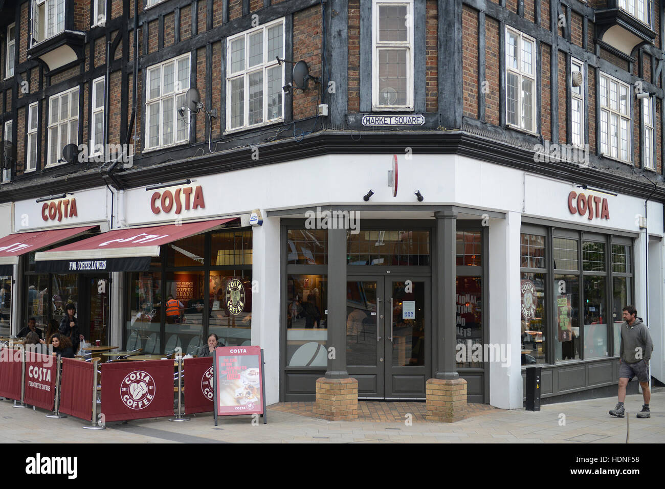 Costa store front in Bromley, south London. Where: London, United ...
