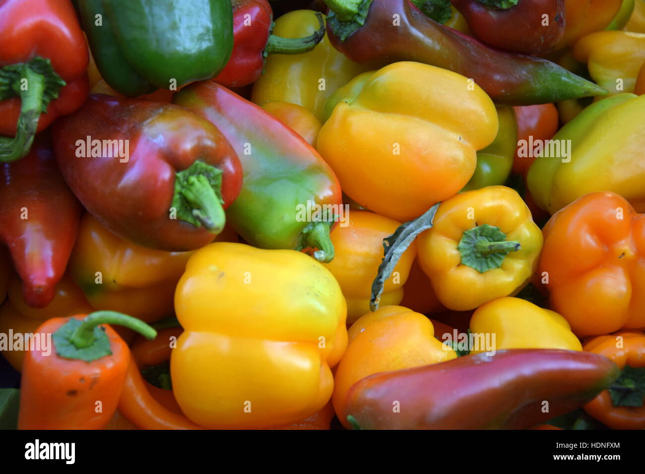 Green peppers in market hi-res stock photography and images - Alamy