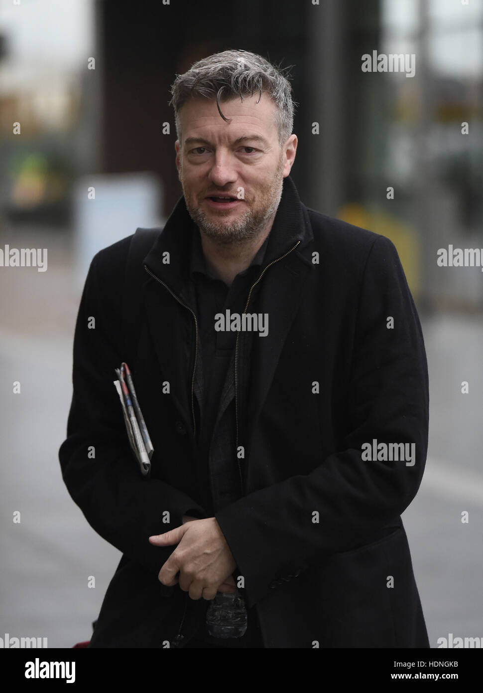 Actor Charlie Brooker seen arriving at the BBC Breakfast Studio's in ...