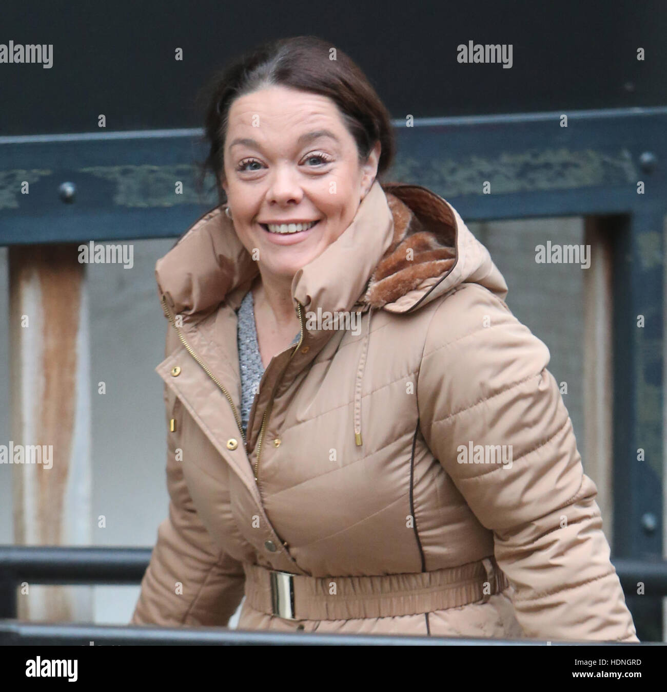 Lisa Riley outside ITV Studios Featuring: Lisa Riley Where: London ...