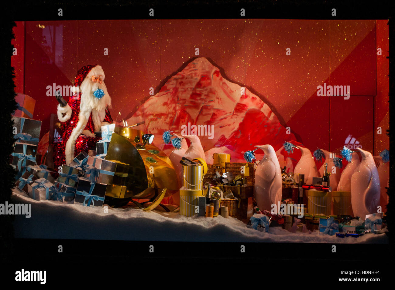 Selfridges unveil their Christmas window displays Featuring: Atmosphere ...