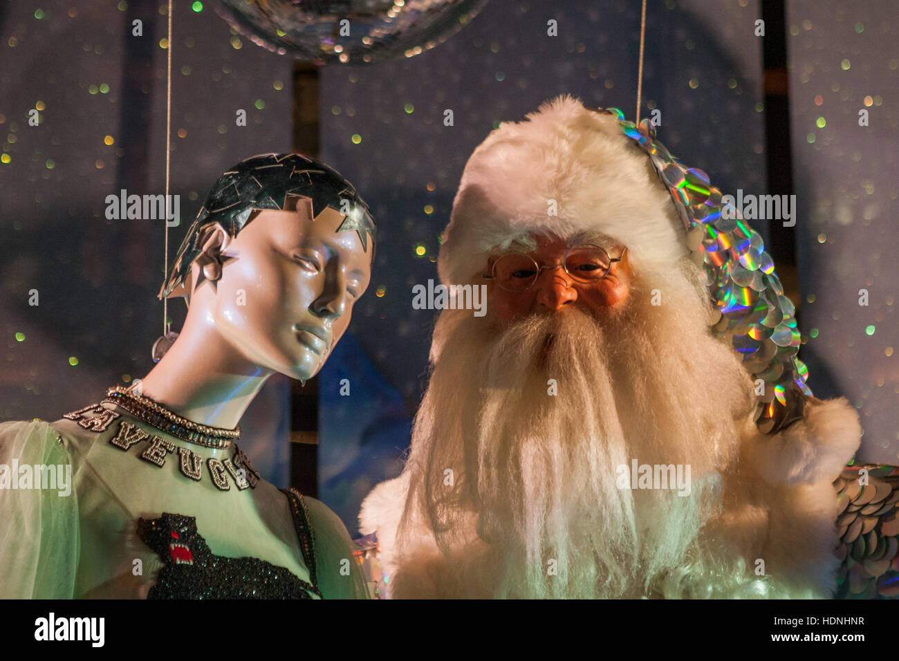 Selfridges unveil their Christmas window displays Featuring: Atmosphere ...
