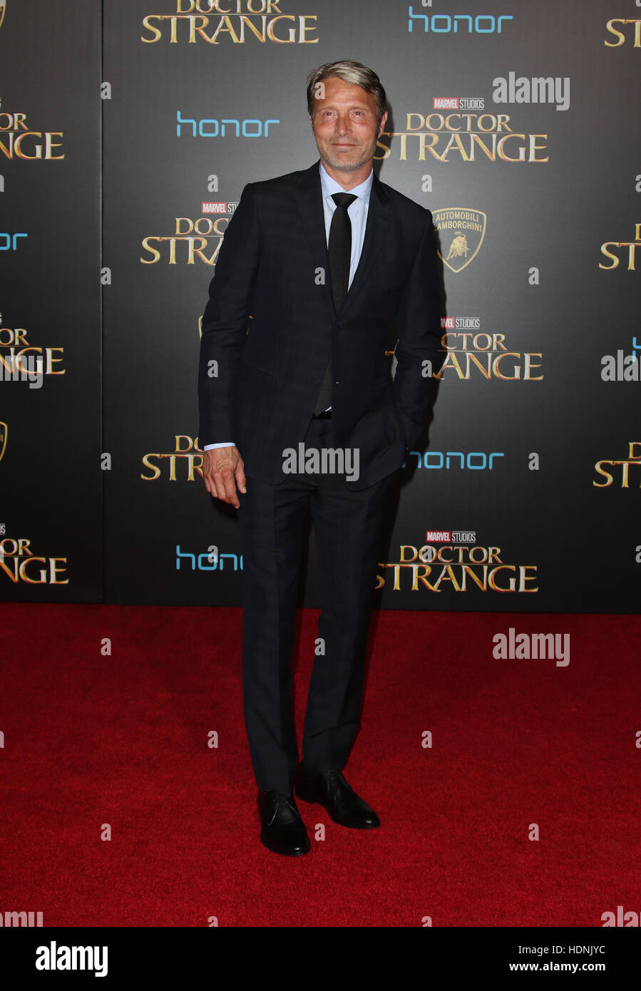 Premiere Of Disney And Marvel Studios' "Doctor Strange" Featuring: Mads ...