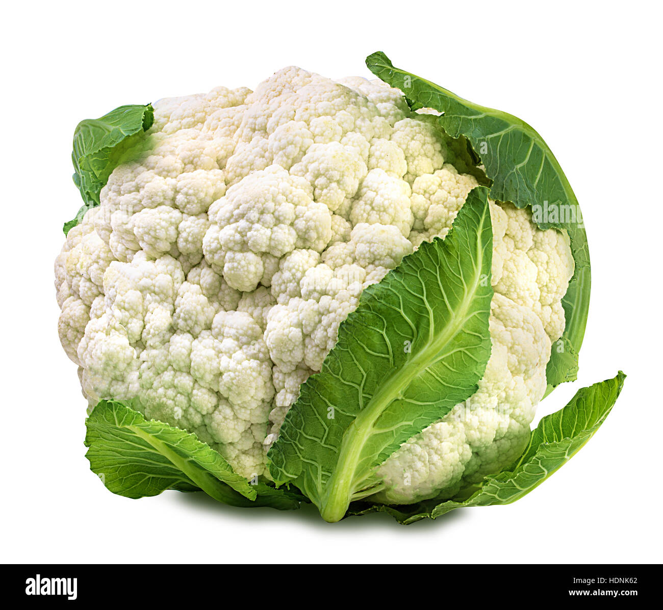 Cauliflower isolated on white background Stock Photo - Alamy