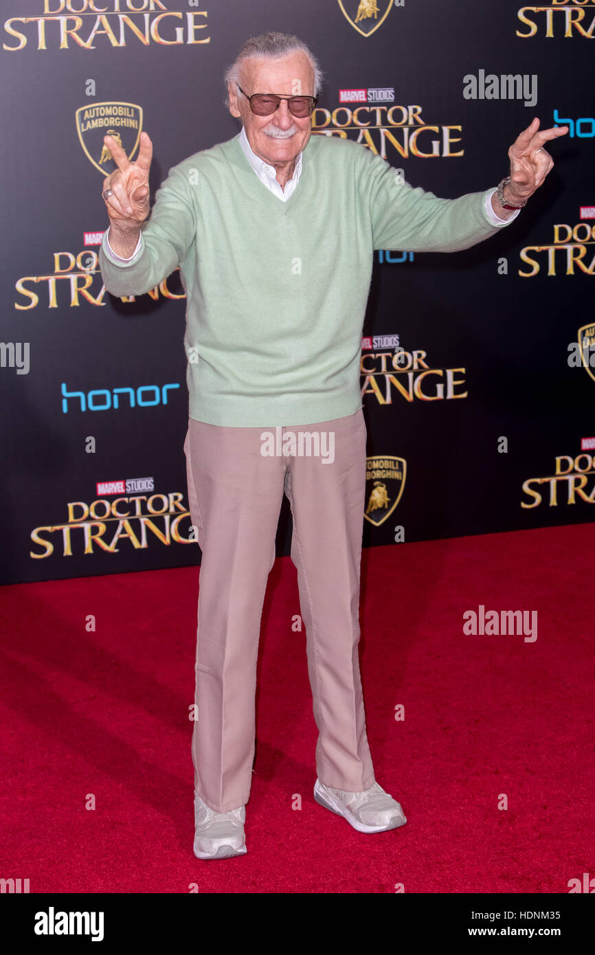 Premiere of Disney and Marvel Studios' Doctor Strange Featuring: Stan ...