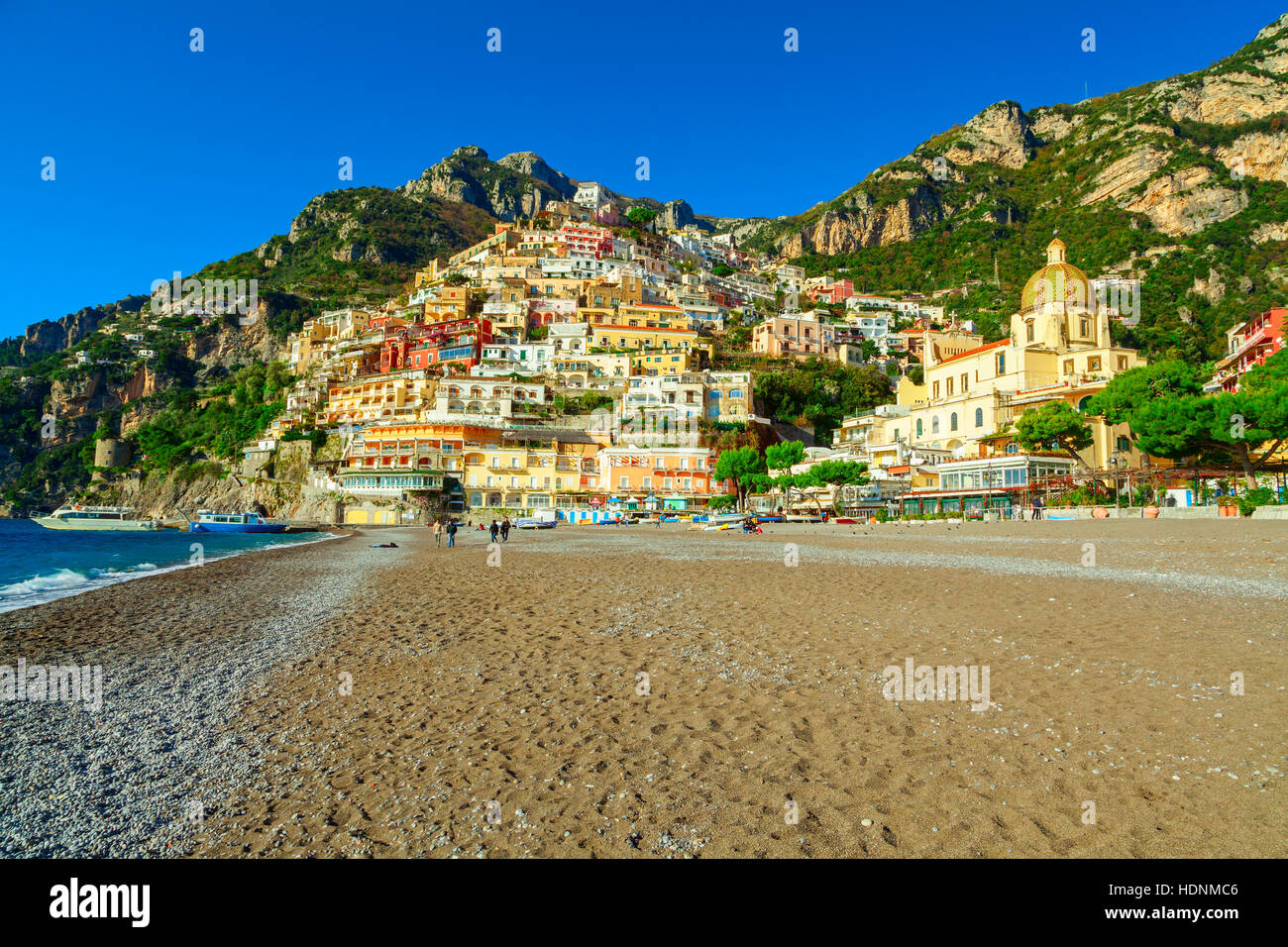 amazing positano coast view in south italy Stock Photo - Alamy