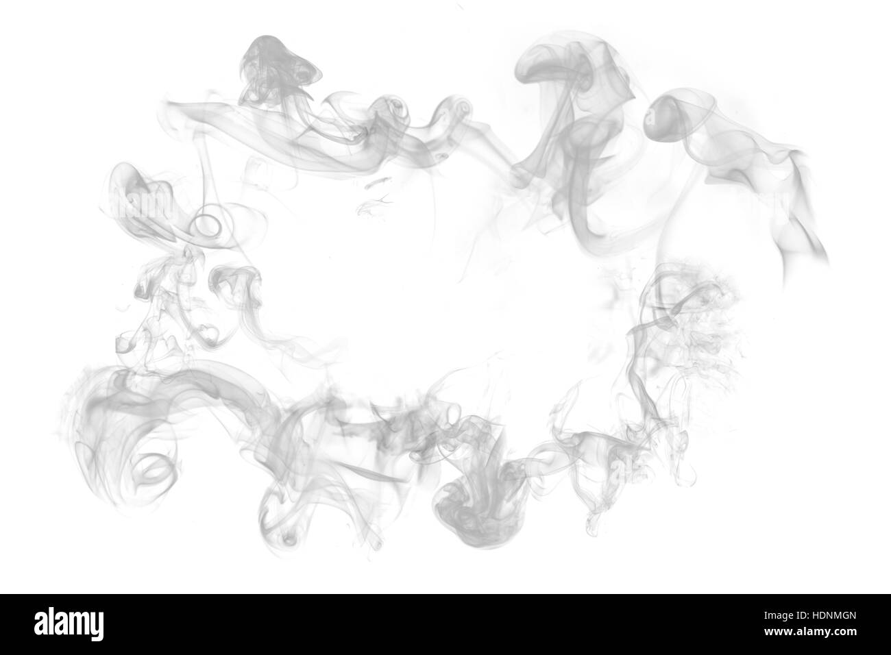 Bird's-eye view steam explosion - Copyspace Stock Photo - Alamy