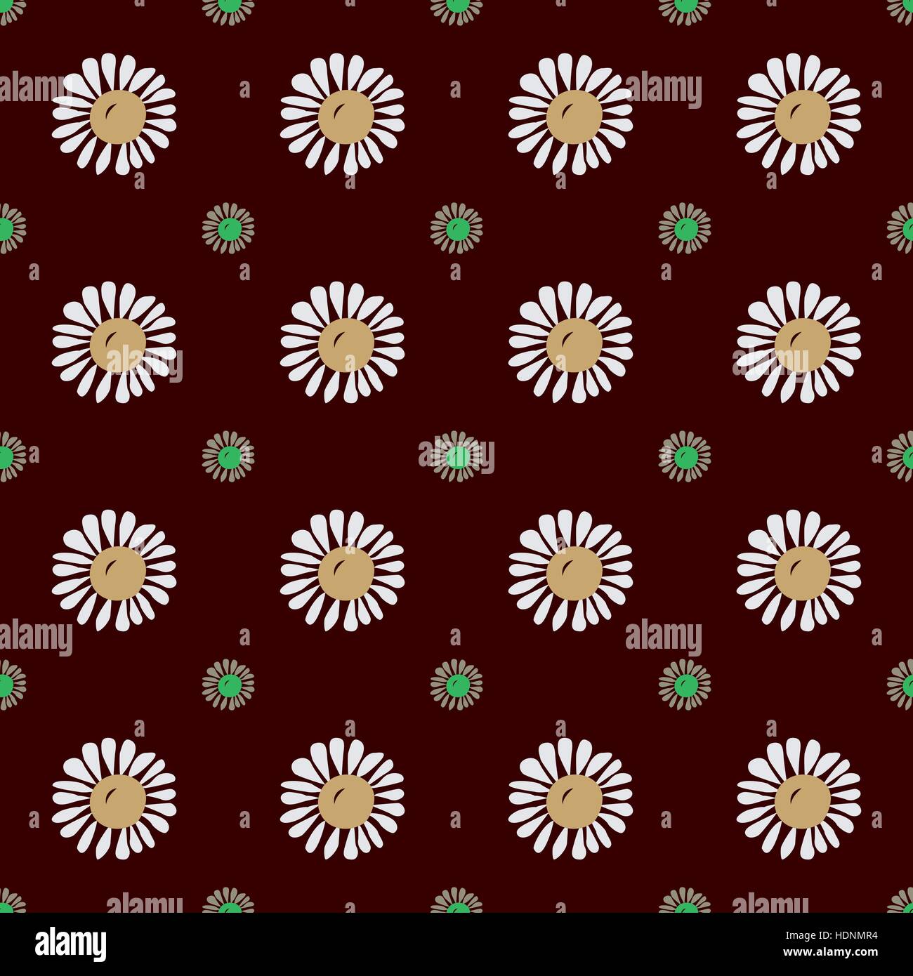 Seamless flower pattern Stock Vector Image & Art - Alamy