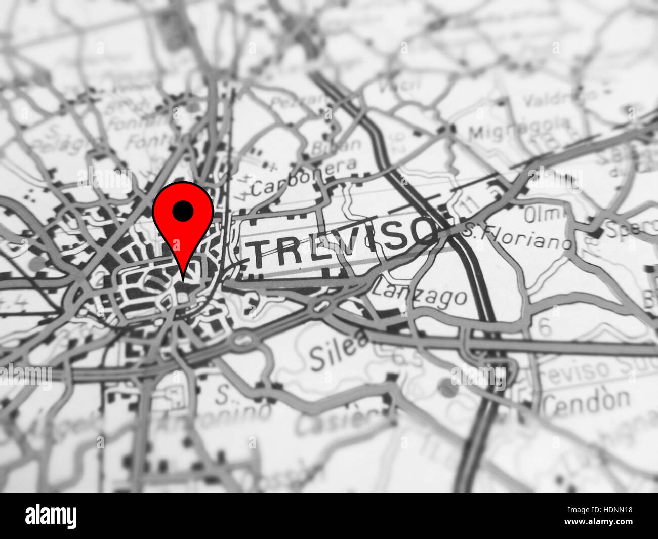 Map of treviso hi-res stock photography and images - Alamy