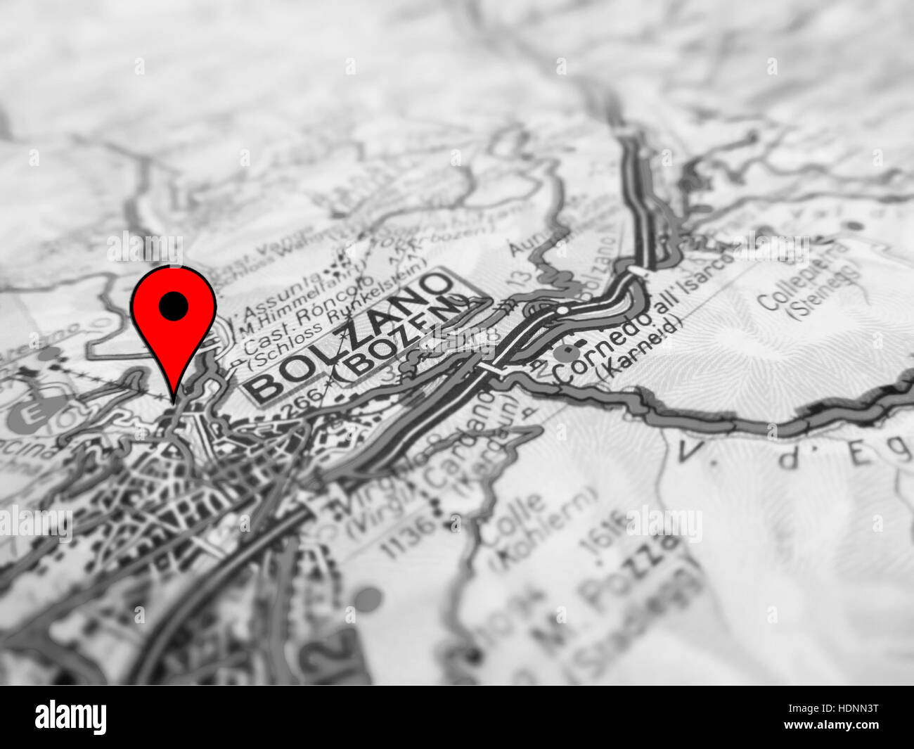 Bolzano Map High Resolution Stock Photography and Images - Alamy