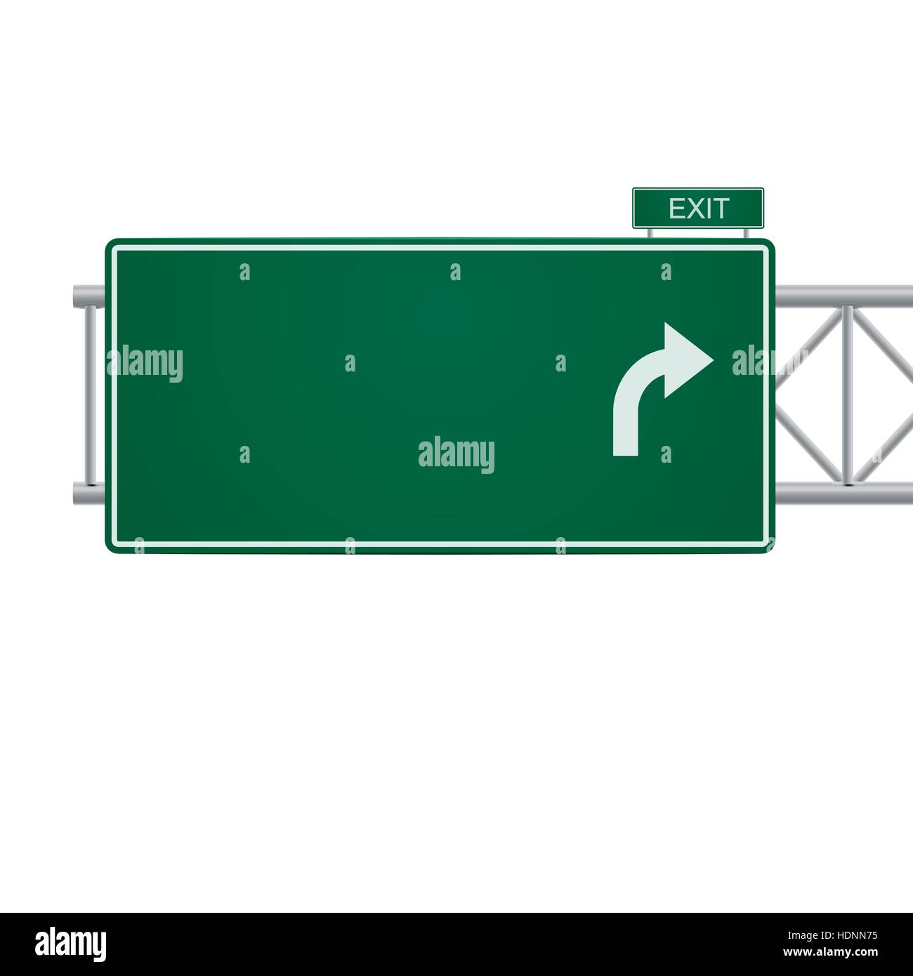 Highway sign Stock Vector Images - Alamy