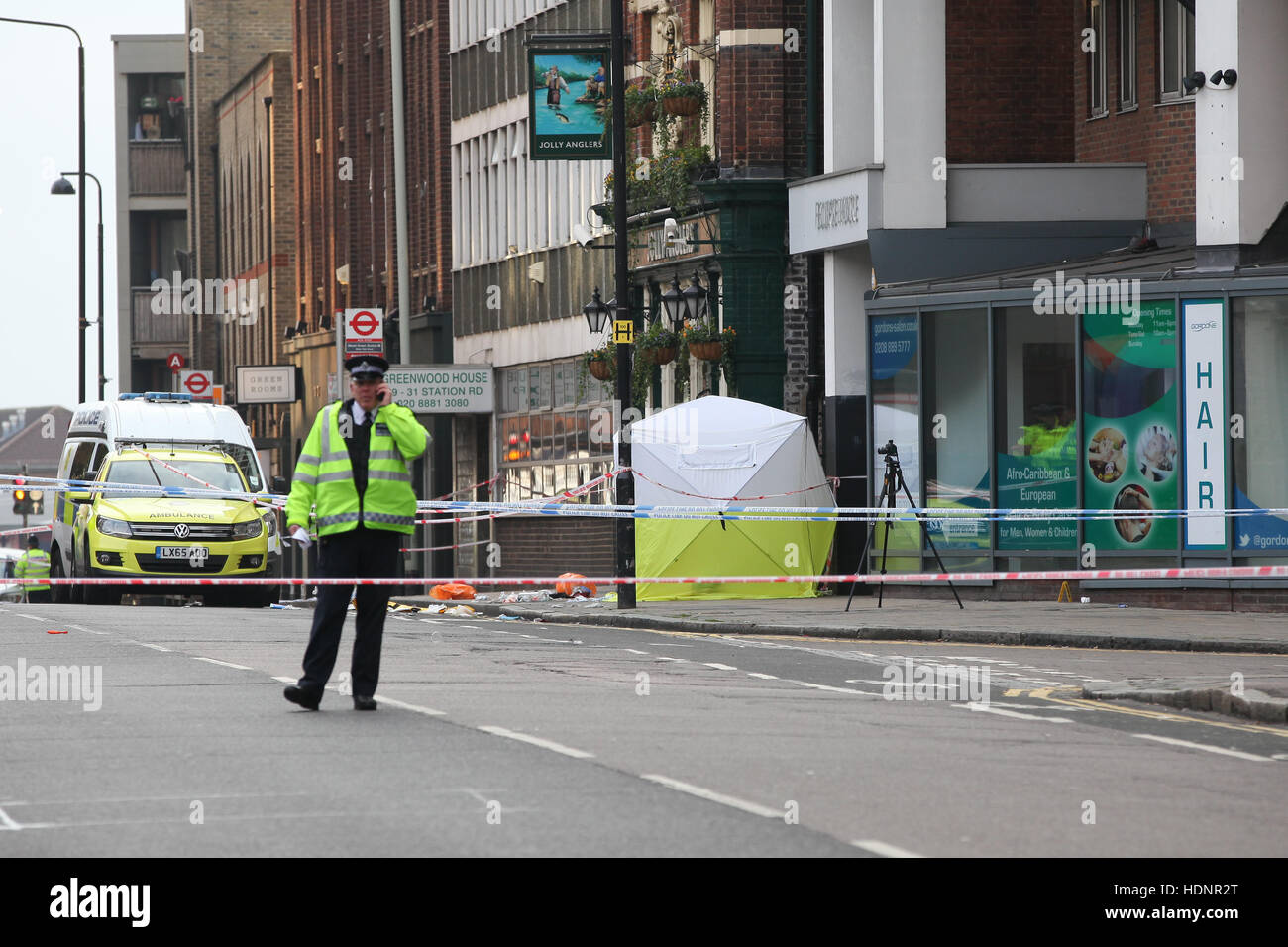 At wood green police station in north london hi-res stock photography ...