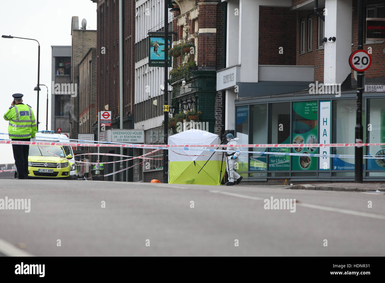 At wood green police station in north london hi-res stock photography ...