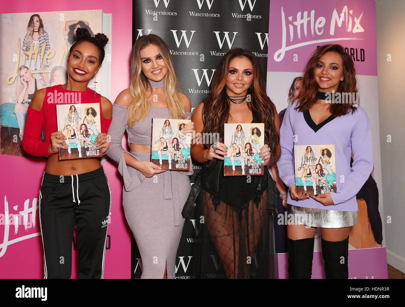Little mix sign copies of their book hi-res stock photography and ...