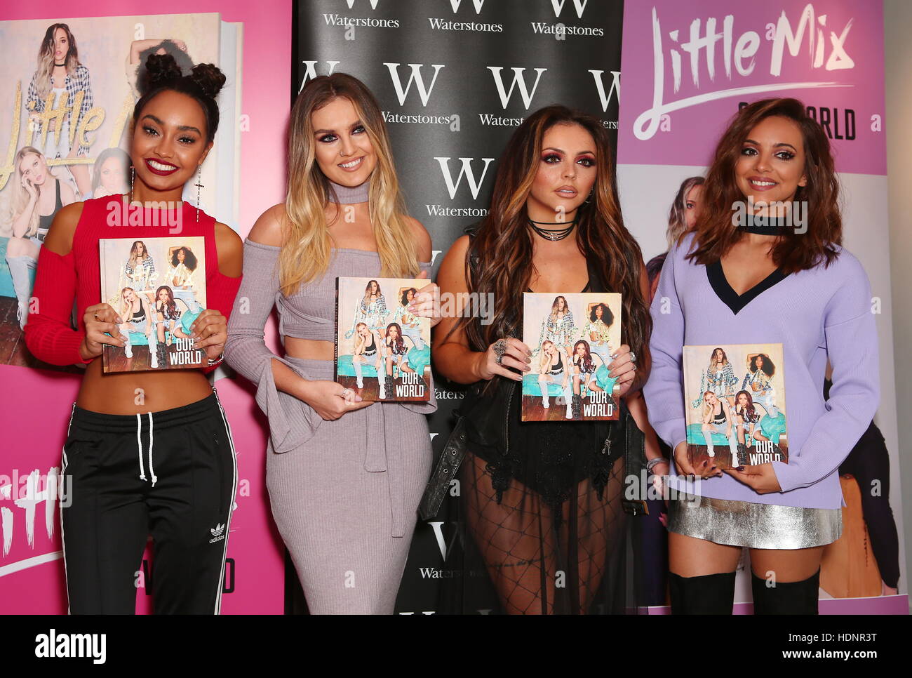 Little Mix sign copies of their book, 'Our World' at Waterstones in ...