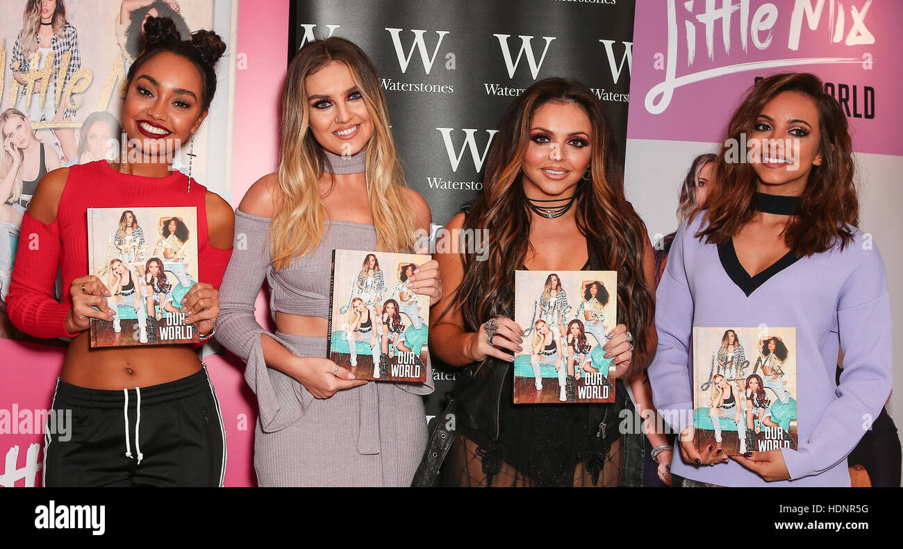 Little Mix sign copies of their book, 'Our World' at Waterstones in ...