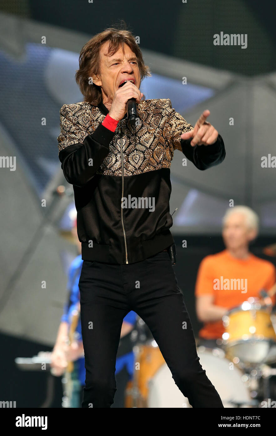 The Rolling Stones perform live in Las Vegas Featuring: The Rolling ...