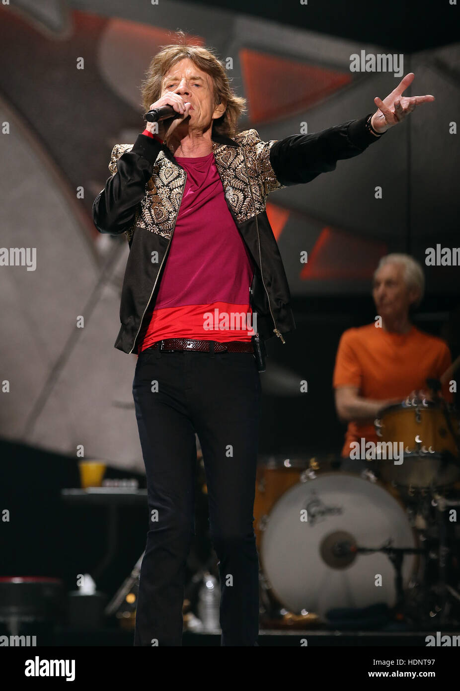 The Rolling Stones perform live in Las Vegas Featuring: The Rolling ...