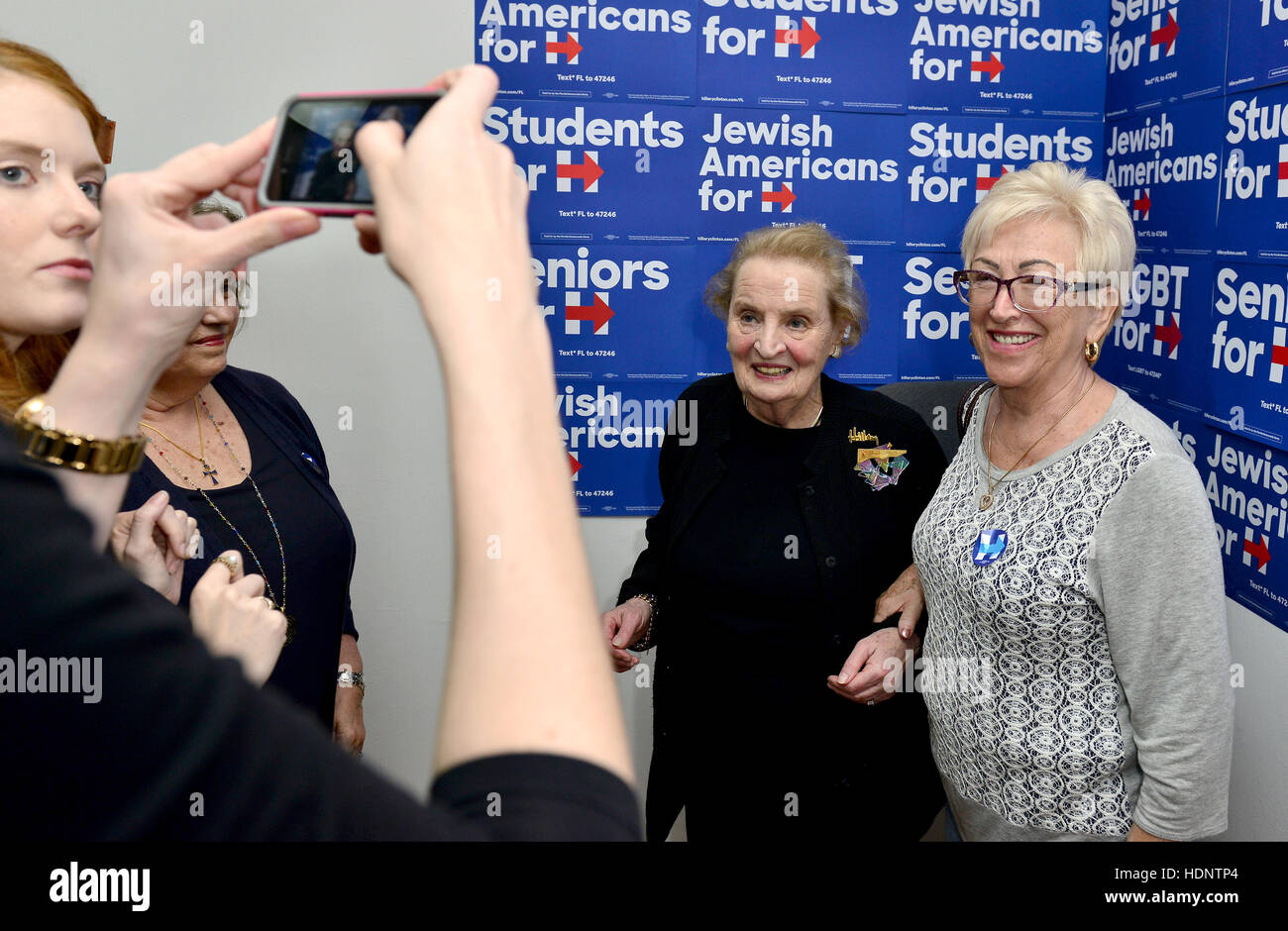 Former U.S. Secretary of State Madeleine Albright attends the Aventura ...