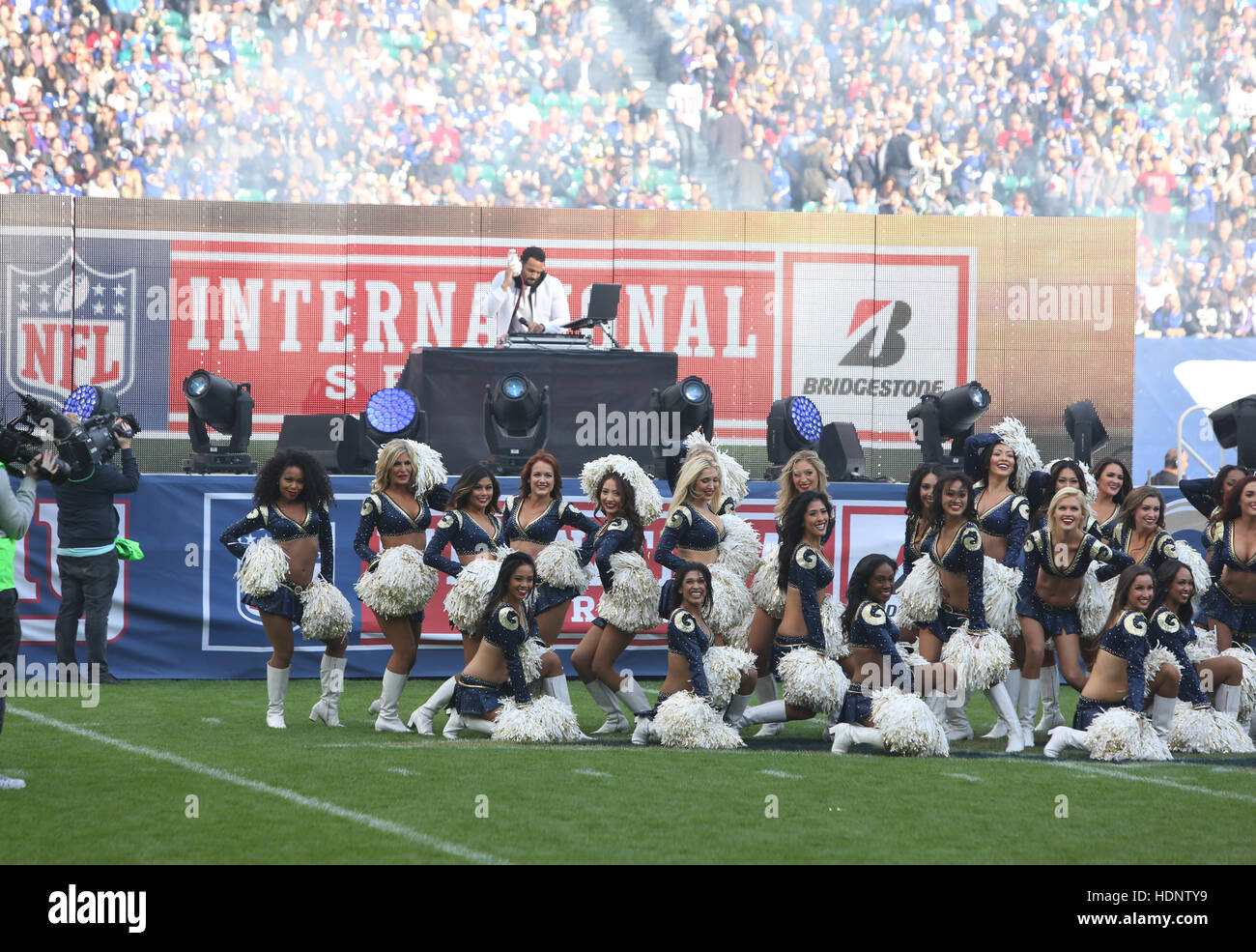Craig David performing ahead of the NFL International Series match ...