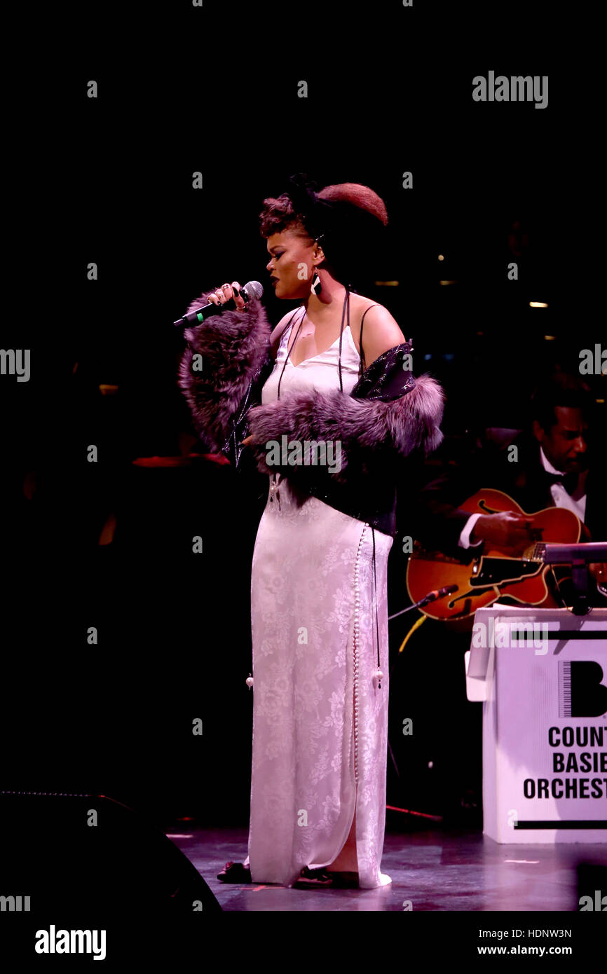 Andra Day performing at the 'Apollo Celebration of Ella' at the Apollo ...