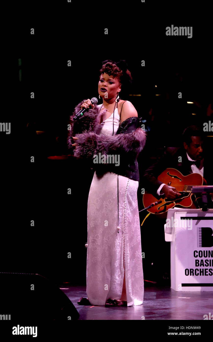 Andra Day performing at the 'Apollo Celebration of Ella' at the Apollo ...