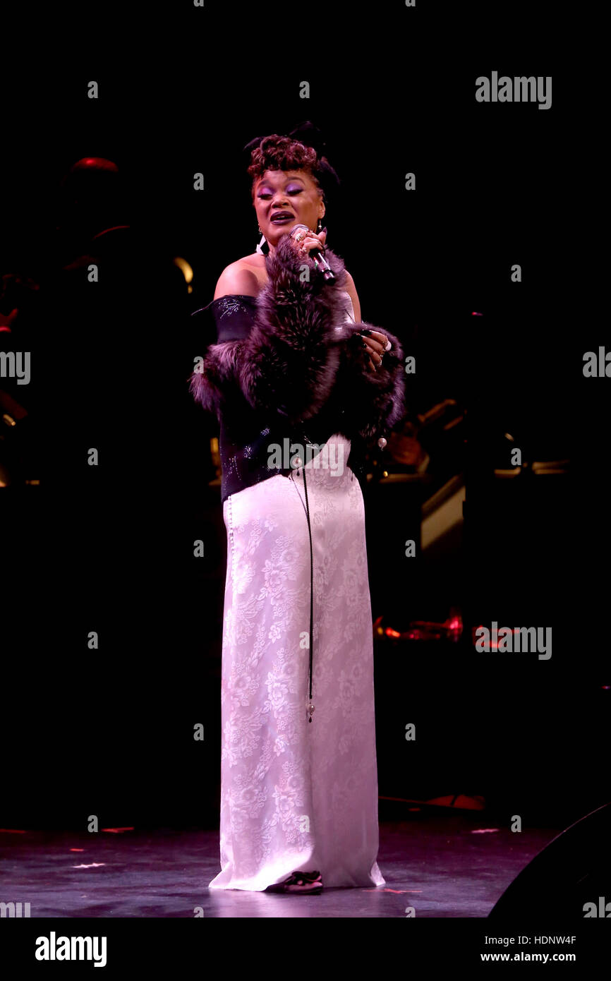 Andra Day performing at the 'Apollo Celebration of Ella' at the Apollo ...