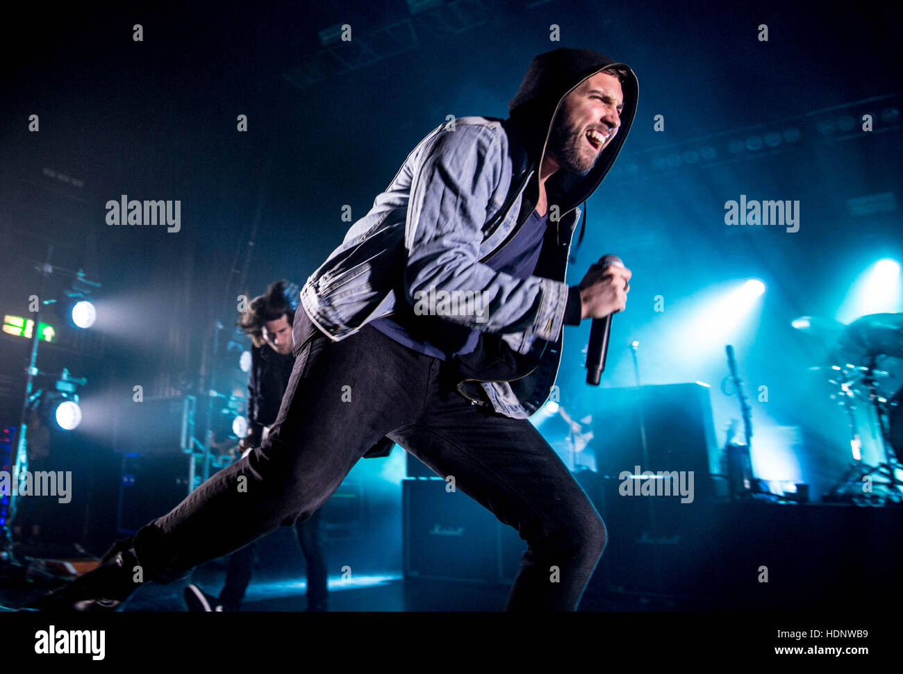 You Me at Six performing live on stage at the O2 Guildhall Southampton ...