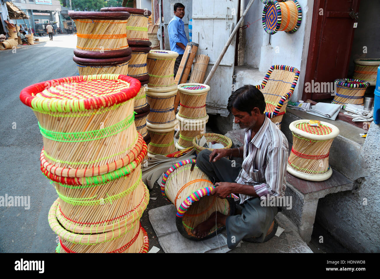 Bamboo Handicrafts India High Resolution Stock Photography and Images ...